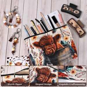 POMINEL Highland Cow Gifts, Highland Cow Gifts Set for Women Girls