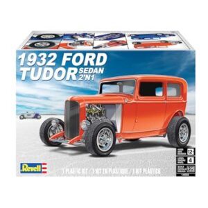 Revell 14553 '32 Ford Tudor Sedan 2'N1 1:25 Scale 188-Piece Skill Level 4 Model Building Kit