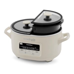 crock-pot multimeal multicooker and programmable slow cooker with bake function, oat milk