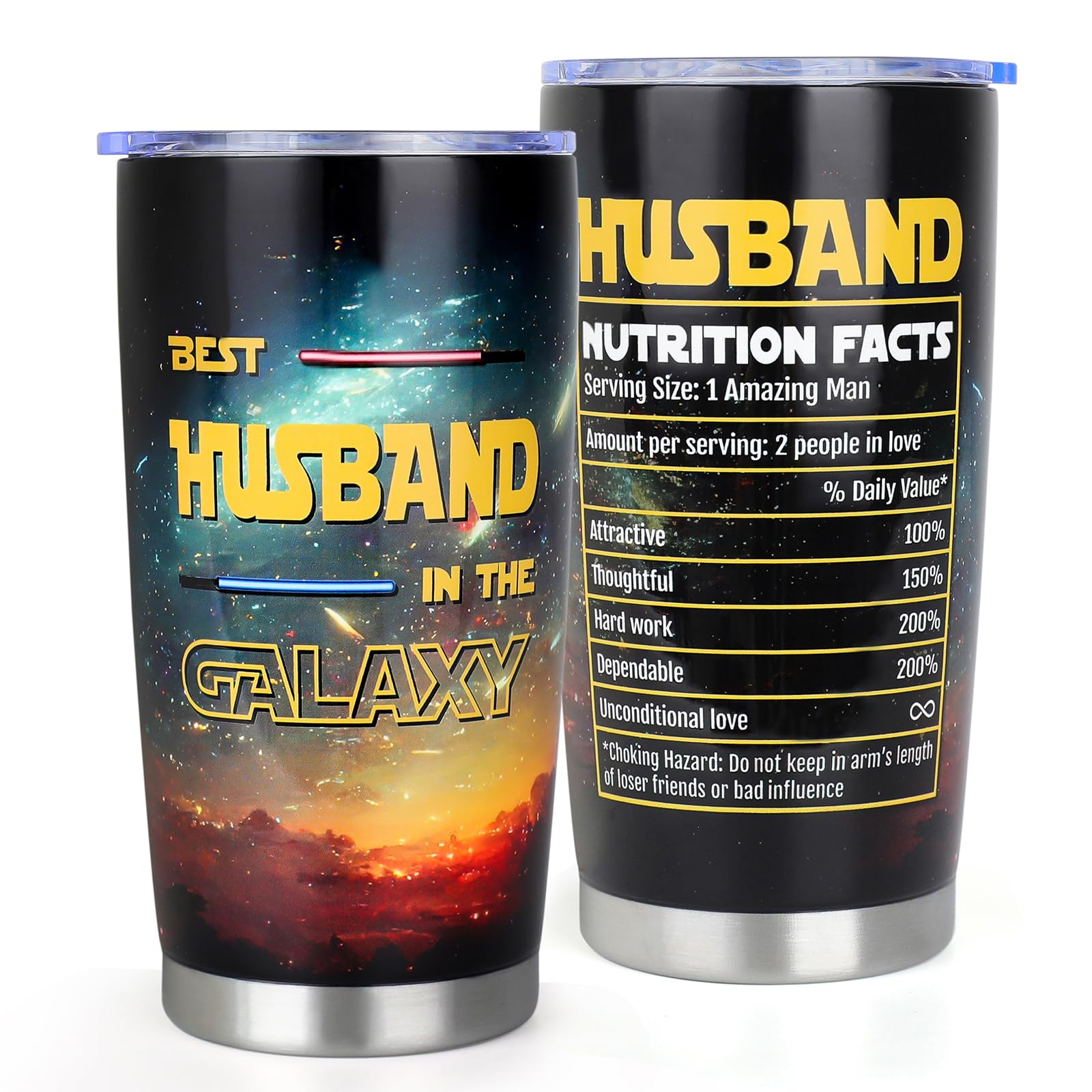 Gifts for Husband, Best Husband Birthday Gift Ideas, 20oz Insulated Tumbler Fathers Day Husband Gifts, Anniversary Wedding Gifts for Him Husband, Valentines Day Christmas Husband Gifts from Wife