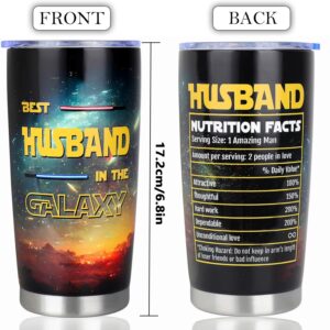 Gifts for Husband, Best Husband Birthday Gift Ideas, 20oz Insulated Tumbler Fathers Day Husband Gifts, Anniversary Wedding Gifts for Him Husband, Valentines Day Christmas Husband Gifts from Wife