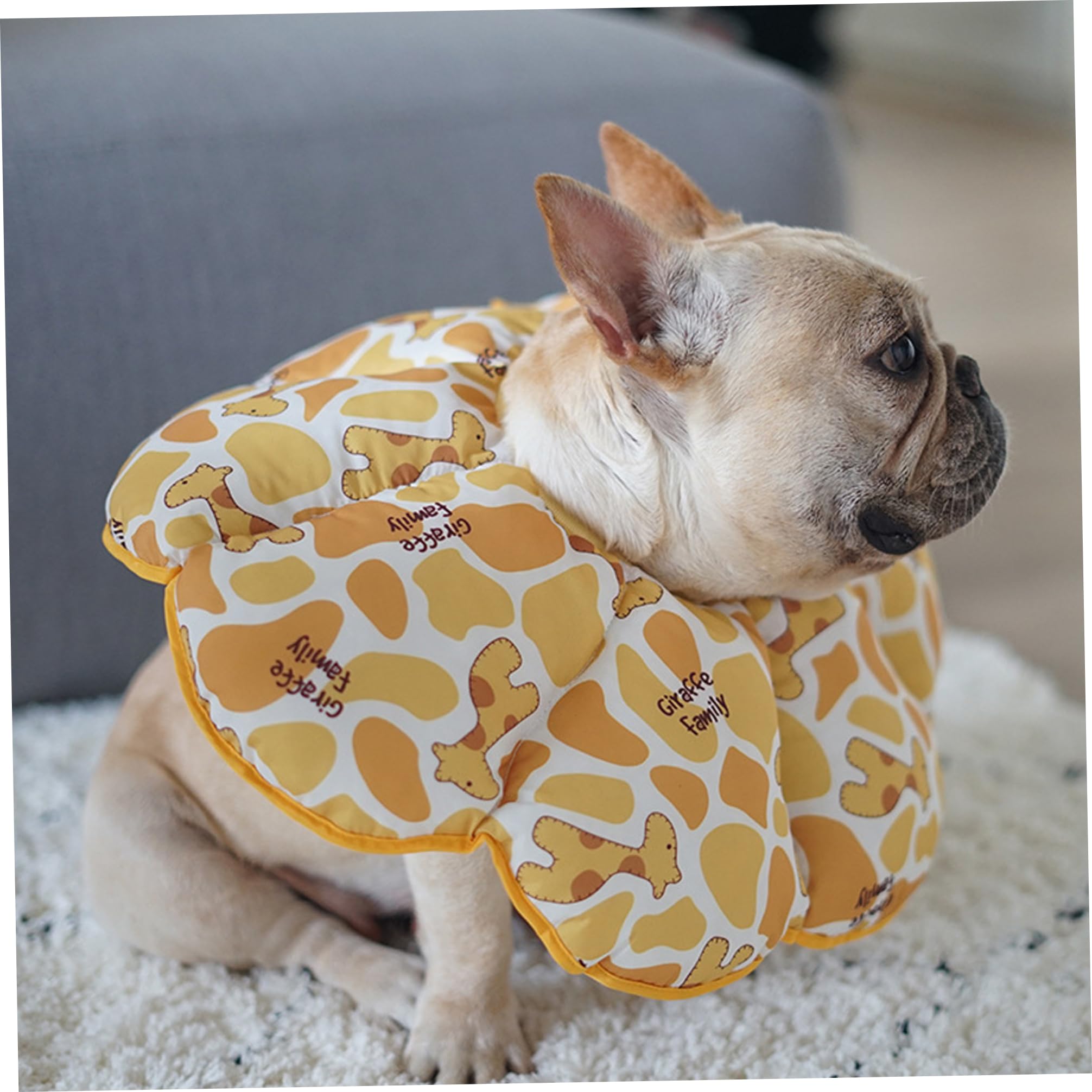 BEAHING Dog Cones After Surgery Soft Sunflower Design Dog Surgery Collar Protective Recovery Collars for Dogs Anti-Bite Lick Wound Dog Cone Collar for Quick Healing M, Dog Cones After Surgery Soft