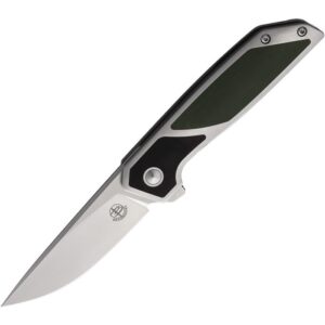 begg knives diamici linerlock black g10 bg014, black/green