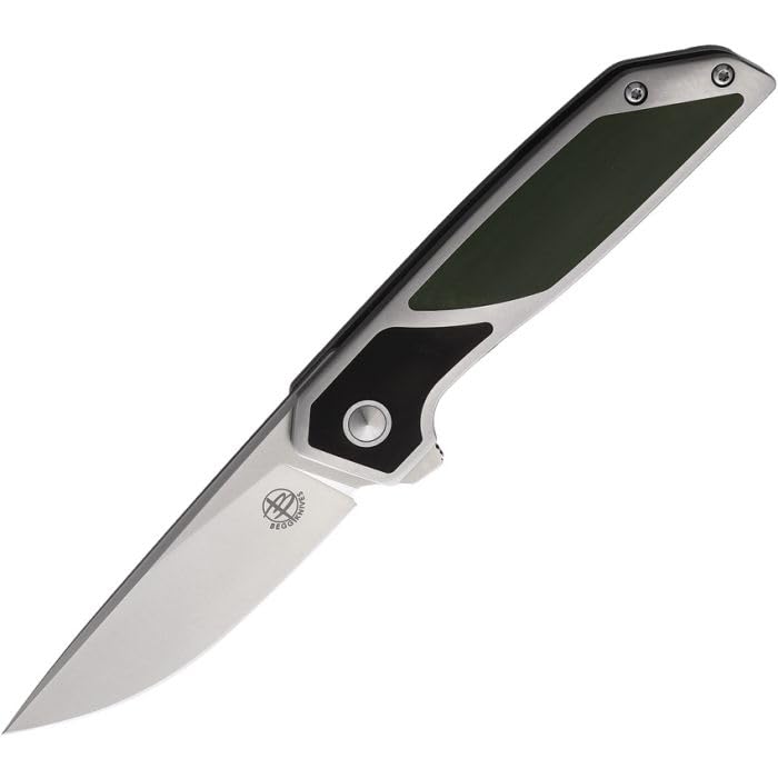 Begg Knives Diamici Linerlock Black G10 BG014, black/green