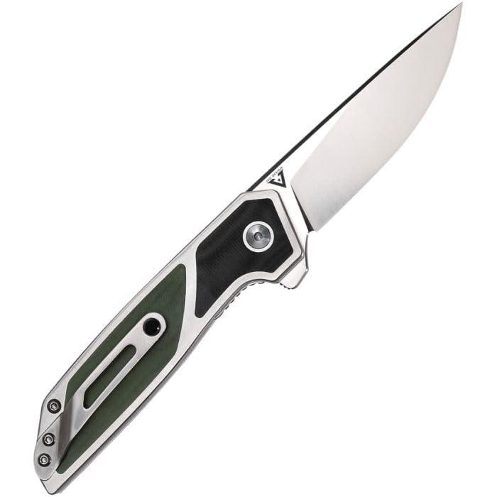 Begg Knives Diamici Linerlock Black G10 BG014, black/green