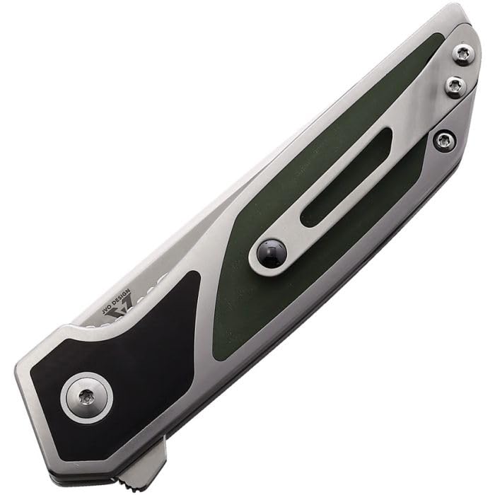 Begg Knives Diamici Linerlock Black G10 BG014, black/green