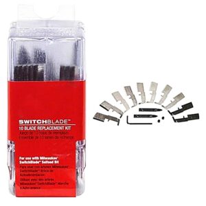 generic 10 pack for milwaukee 48-25-5350 2-9/16 in. switchblade replacement blade