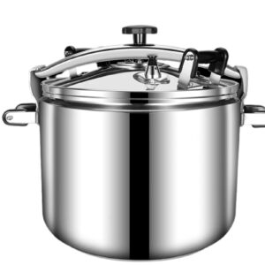 lodnexem Large 42 Quart Professional Pressure Cooker, 304 Stainless Steel Pressure Cooker Extra Large Canning Pot Commercial Canner Ideal for Industry Usage,42qt