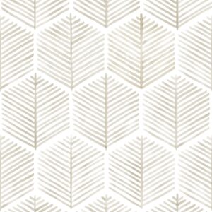 MelunMer Modern Peel and Stick Wallpaper Boho 17.3''×118'' Contact Paper for Cabinets and Drawers Self Adhesive Wallpaper Removable Wallpaper for Bedroom Geometric Wallpaper for Bathroom Beige/White