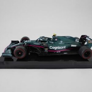 - 1/24 Model car Formula 1 Compatible with Aston Martin AMR21#5 S. Vettel 2nd Azerbaijan GP Formula 1 2021 - OR068