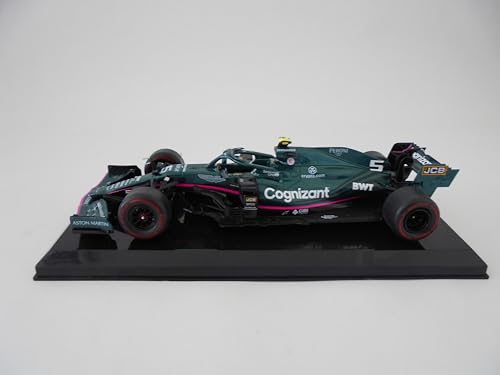 - 1/24 Model car Formula 1 Compatible with Aston Martin AMR21#5 S. Vettel 2nd Azerbaijan GP Formula 1 2021 - OR068