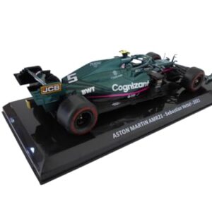 - 1/24 Model car Formula 1 Compatible with Aston Martin AMR21#5 S. Vettel 2nd Azerbaijan GP Formula 1 2021 - OR068