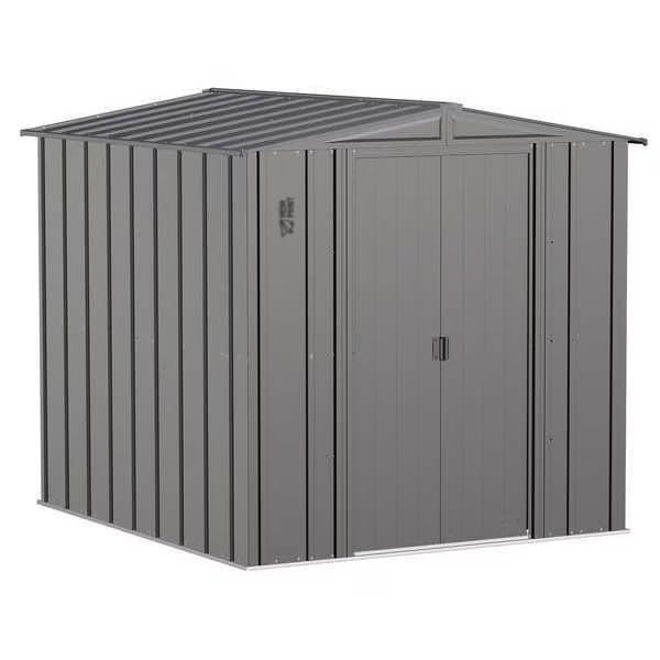 MDMprint 6x7 Steel Storage Shed, Charcoal, CLG67CC-A