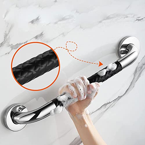 AIHEDOUJ Bathroom Grab Bar,Bathroom Safety Shower Handle with Non-Slip Grips,Towel Holder,Stainless Steel Bath Grab,Assist Safety Support Handle,for Bathroom Toilet Kitchen Stairs