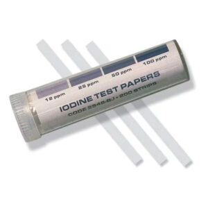 test strip, iodine, pk200