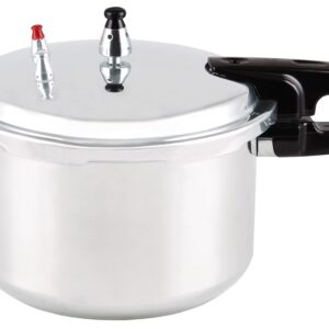 Kitchen Sense Pressure Cooker, 7.4 Quart Aluminum Stove Top Pressure Pot Cooker - Olla de Presión, Stainle steel