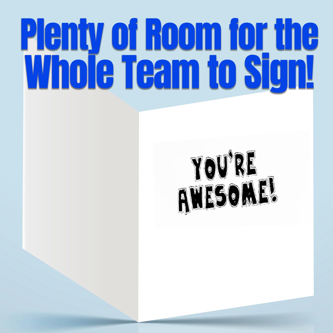 Play Strong 1-Pack High School Soccer Coach You're Awesome (5x7) Greeting Thank You Cards Set Awesome for Soccer Players, Teams, Coaches, Family and Fanatics!