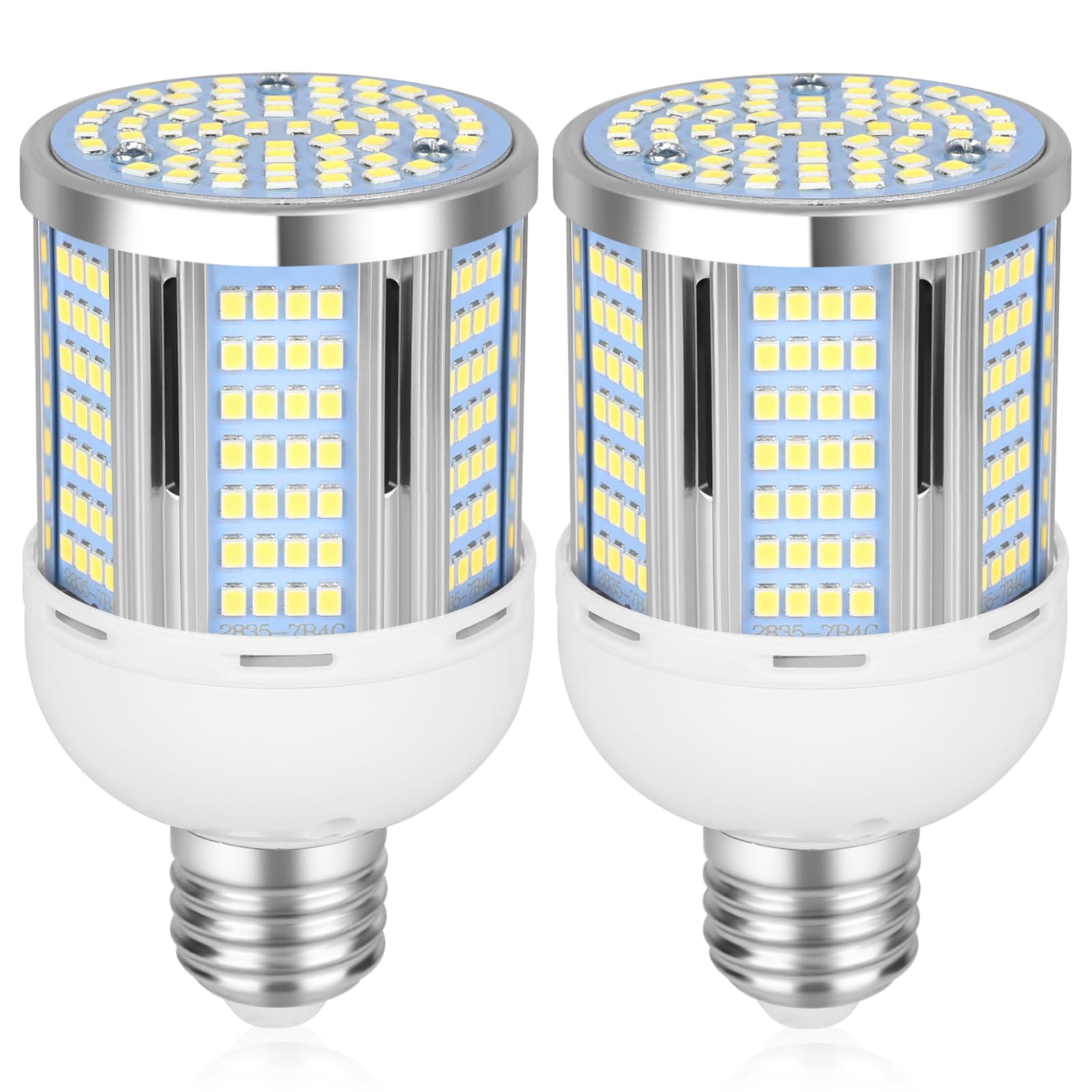 2 Pack 200W Equivalent Led Corn Light Bulb, 3000 Lumen 5000K Daylight White 30W LED Corn Lamp, E26/E27 Base LED Light Bulb for Home Garden Garage Backyard Street Office Household