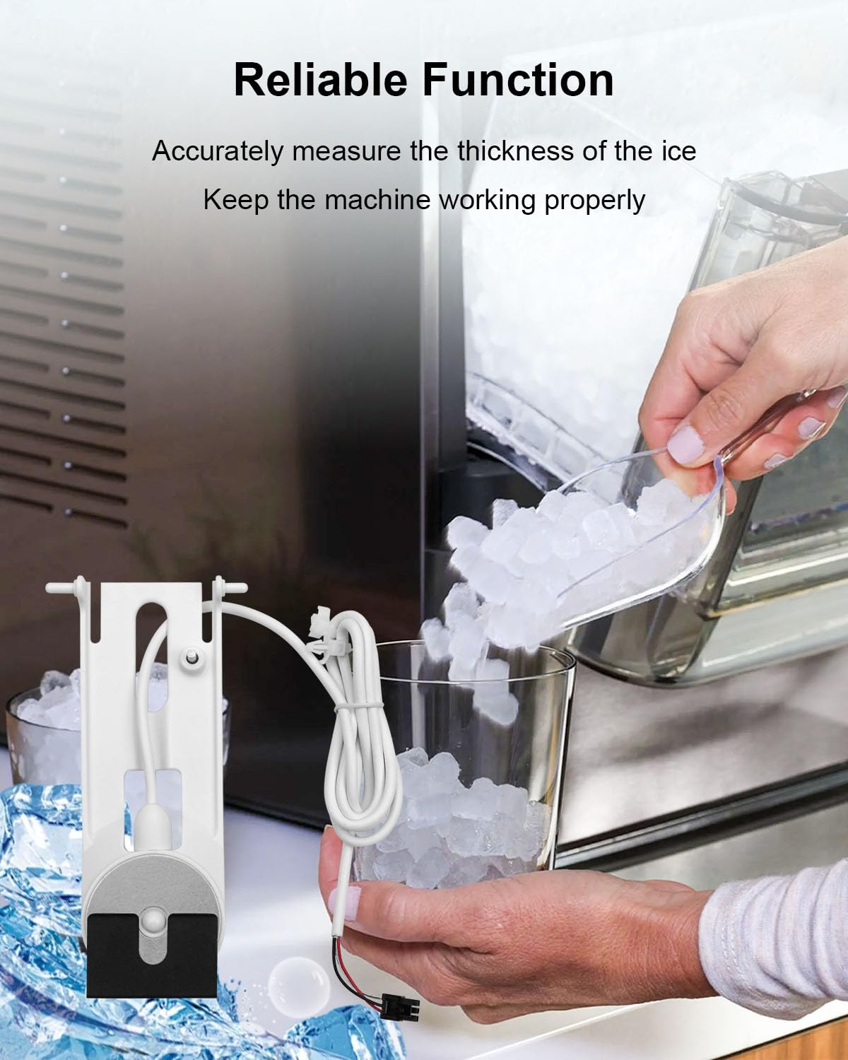 Replace 000008660 Ice Thickness Probe Fits for Manitowoc Indigo Series Ice Machine Parts for 8660 Ice Thickness Control