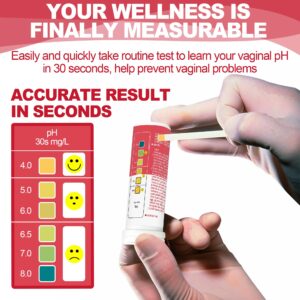 50ct Vaginal pH Test Strips for Women, Easy to Use for Quick & Accurate Results - pH Balance Test Strips for Women to Monitor Feminine Hygiene & Detect Any Imbalances, Easy to Read Results