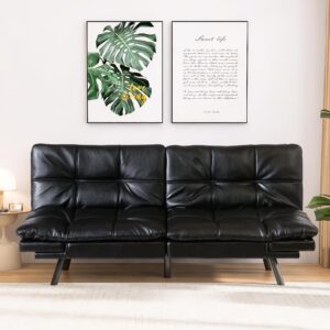 hcore futon bed,memory foam loveseat sofas, standard black