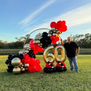 DEETUULET Red Black Gold Balloons, 50pcs 12 inch Red Black and Gold Balloons Kit, Metallic Chrome Gold Latex Balloons for Birthday Casino Night Hollywood New Years Graduation Party Decorations