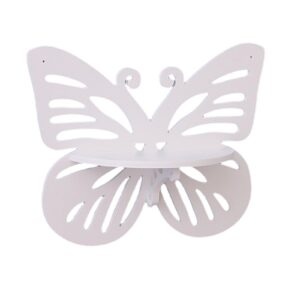 long xin series 1pcs butterfly floating shelf butterfly shape storage rack wood wall decor bookshelf picture display for bedroom bathroom living room decor storage