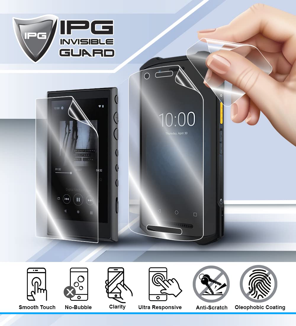 IPG Compatible with Honeywell CK3X - CK65 - CT30 XP - CT40 - CT45 - CT47 - CW45 Handheld Computer HydroGel Screen Protector 6 UNITS Invisible Guard Free Replacement HD Clear Bubble Free Protection (CT47)