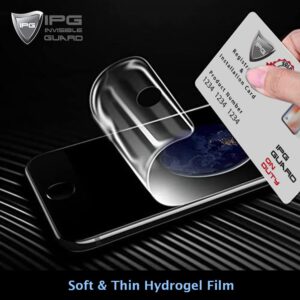 IPG Compatible with Honeywell ScanPal EDA52 - EDA60K - EDA61K Handheld Computer HydroGel Screen Protector 6 UNITS Invisible Guard Free Replacement HD Clear Bubble Free Protection (EDA52 with 2 Pin)