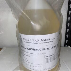 UniClean America Benzalkonium Chloride - BKC 80% - alkyldimethylbenzylammonium Chloride (ADBAC) - Made in USA (Size: 128 fl oz / 1 Gallon)