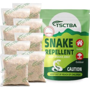 eqcfsaty snake repellent for yard powerful, snake repellent pet safe,snake away repellent for outdoors, backyard snake repellent outdoor, snake repellent indoor, snake deterrent outdoor -8p, green