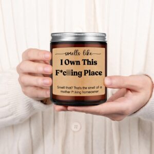 GSPY Candles, New Homeowner Gifts, Housewarming Gifts, New Home Gift, Closing Gifts for Home Buyers - Funny New House, New Apartment, House Warming Gifts for First Time Home Buyers, Women, Men