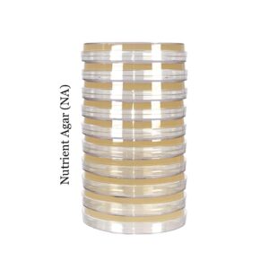 Nutrient Agar-II (NA), (10-Pack), Pre-Poured, 15x100mm Petri Plates. General Purpose Media for Isolation and Cultivation of a Variety Bacteria and Fungi.