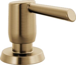 delta rp100736cz essa soap dispenser, champagne bronze