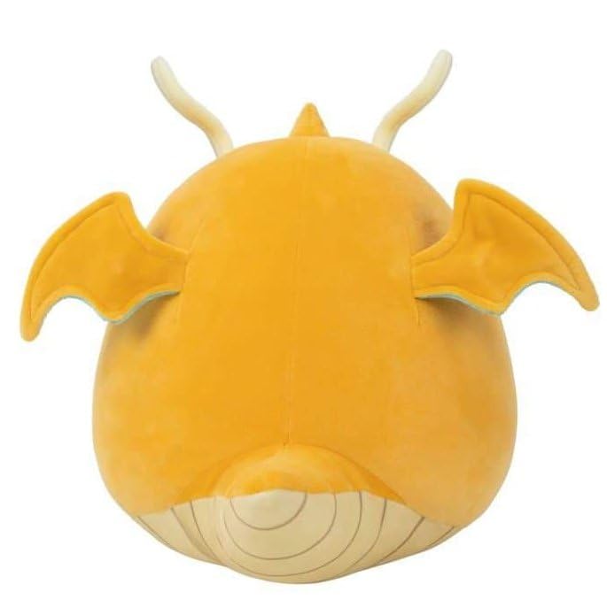 LuvMeMo Dragon Stuffed Animal 16 in - Plush Pillow Toy Yellow Cuddly Dragon Jumbo Plushies Yellow