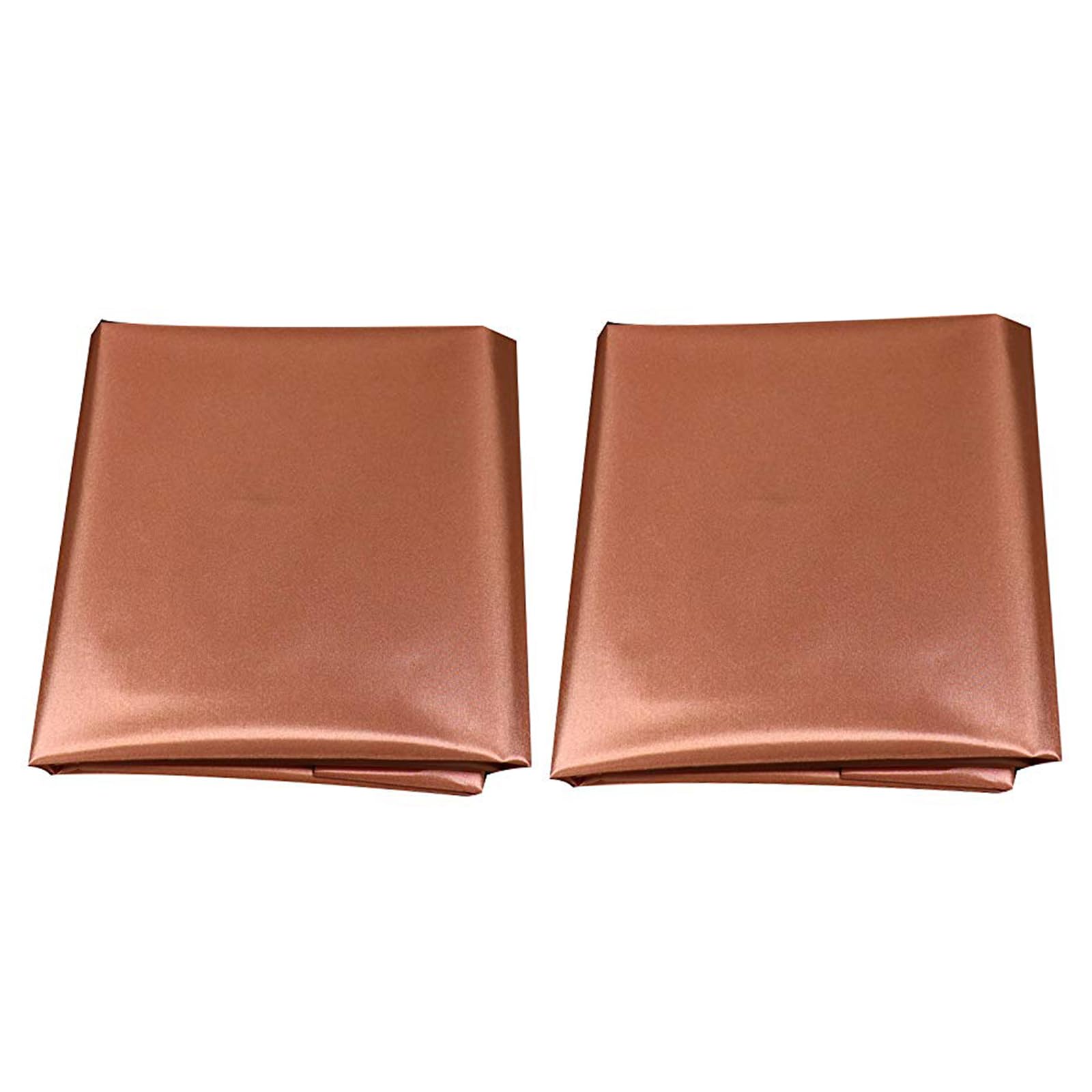 PAOBTEIY Copper EMF Protection Fabric Shielding RF & LF Electromagnetic Fields Anti Radiation Fabric Blocking (2, Gold, 39"x43")