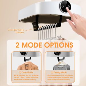 Portable Clothes Dryer, Mini Laundry Dryers with Timer, Foldable Electric Laundry Dryer Machine for Apartment, Home, Travel, Dorm, Camping, RV