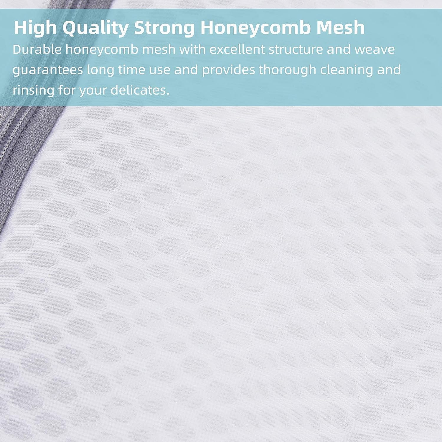 3Pcs Durable Fine Mesh Washer Bags For Delicate Clothes. Suitable For Full-size Washing Machines and Portable Washing Machines, 12 x 16 inches (XYD-9)