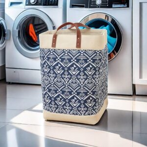 SXLZY Large Laundry Hamper,Collapsible Laundry Baskets,Laundry Baskets with Handles,Hampers for Bedroom Aesthetic, Toys, Clothing, Pillow sheets, Living room Decoration Basket