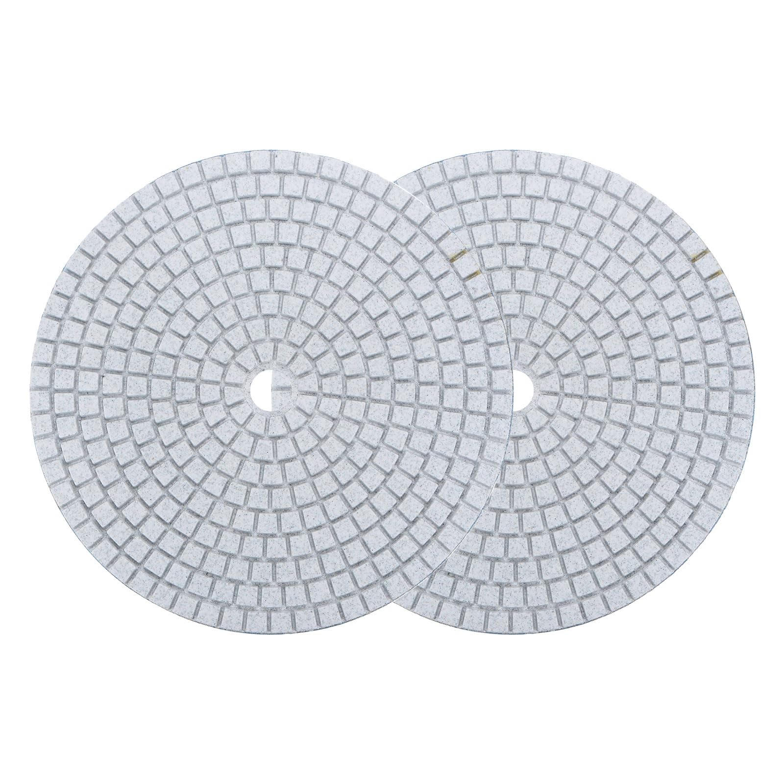 uxcell Diamond Polishing Pad 7-Inch 50 Grits Wet/Dry Grinding for Stone Concrete Marble Countertop Floor 2pcs