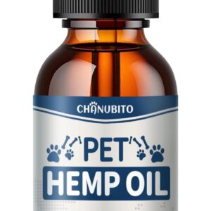 Hemp Oil for Dogs Cats -1 Pack - Relieves Anxiety and Promotes Appetite-Hiр & Jоint Suppоrt Skin Hеalth-Pet Hemp Oil Drops A95