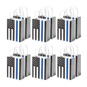 dodelygz 12 packs police officer party gift bags,police graduation party retirement party birthday party favor supplies,police appreciation party