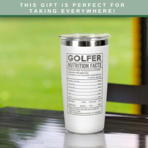 Golf Gifts for Men - Golf Christmas Gifts - Golf Gifts for Men Unique - Golf Gifts for Dad, Dad Golf Gifts - Funny Golf Gifts for Men Him, Dad Uncle, Husband Boyfriend, Golf Lovers - 20 Oz Tumbler