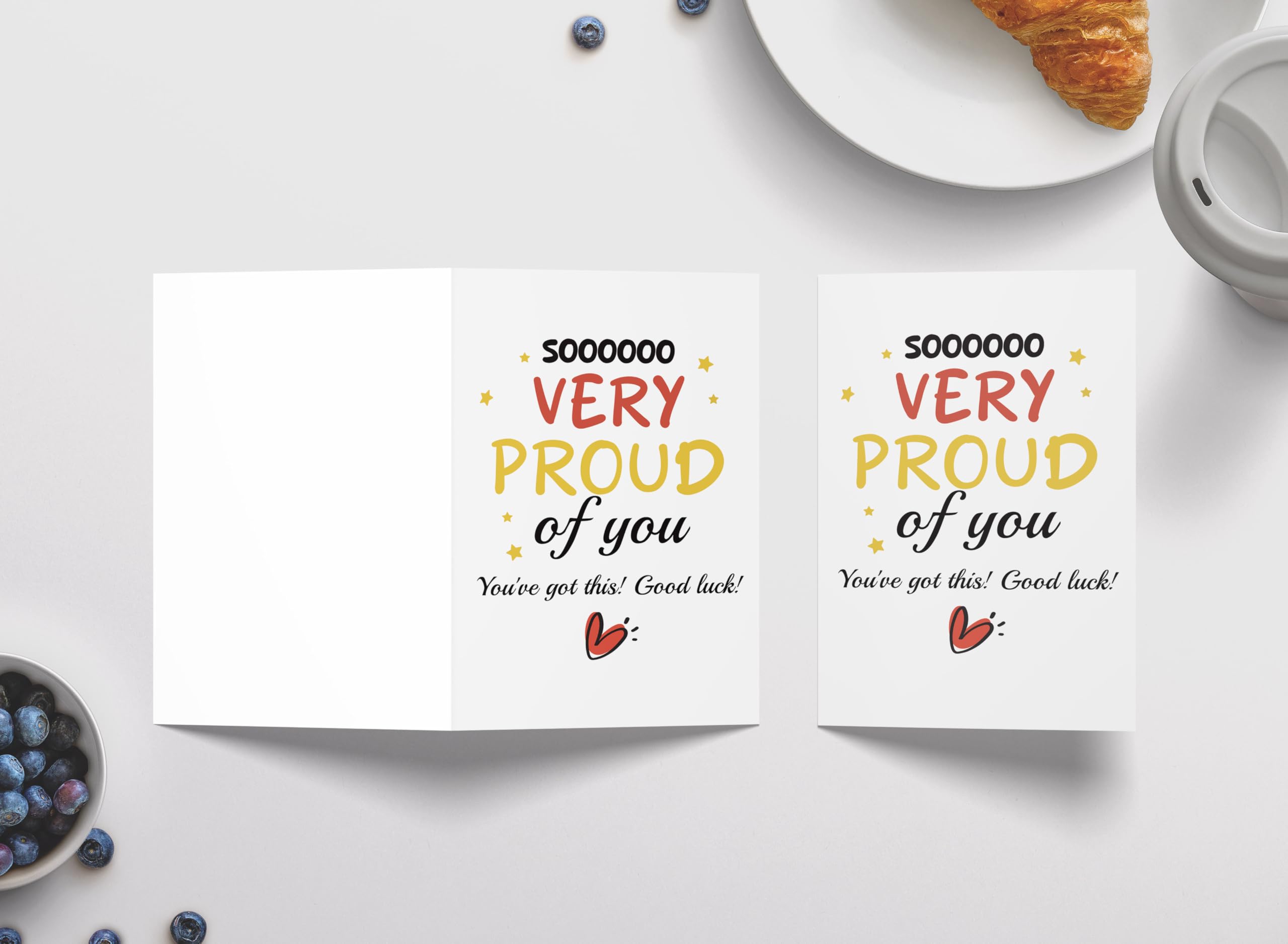 MiHowe So Proud of You Card, Congratulation Card for New Job, Good Luck Card, Achievement Card for Milestones, Promotion Card, Encouragement Card, Congrats Greeting Card,Leaving Card,Passed Exam Card