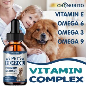 Hemp Oil for Dogs Cats -1 Pack - Relieves Anxiety and Promotes Appetite-Hiр & Jоint Suppоrt Skin Hеalth-Pet Hemp Oil Drops A95