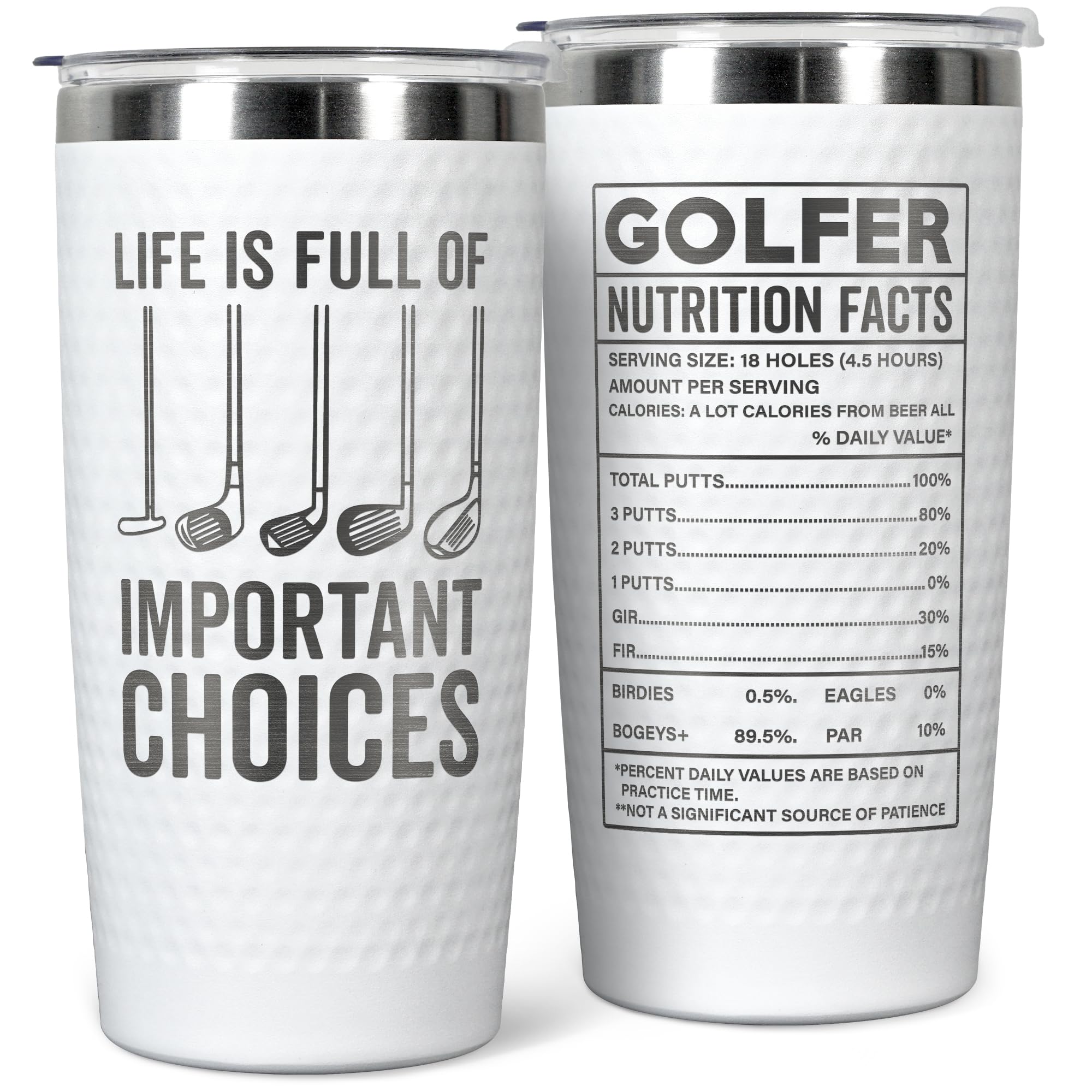 Golf Gifts for Men - Golf Christmas Gifts - Golf Gifts for Men Unique - Golf Gifts for Dad, Dad Golf Gifts - Funny Golf Gifts for Men Him, Dad Uncle, Husband Boyfriend, Golf Lovers - 20 Oz Tumbler