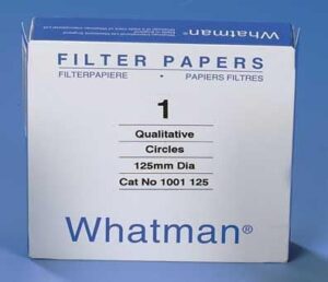 labtechzone whatman 1001-125 qualitative filter paper circles, 11 micron, 10.5 s/100ml/sq inch flow rate, grade 1, 125mm diameter (pack of 100)