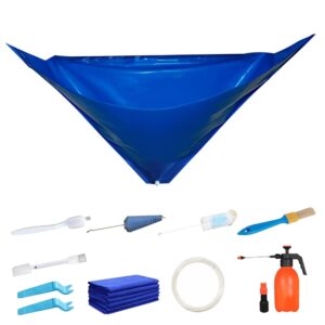 minisplit cleaning kit, air conditioner cleaning kit for 37-45in 12pcs waterproof wall mounted air conditioner bag with drain outlet pipe minisplit cleaning kit