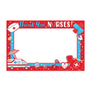 soochat nurse day photo booth props graduation photo booth prop frame thank you nurse photography photo booth frame for graduation medical party decorations