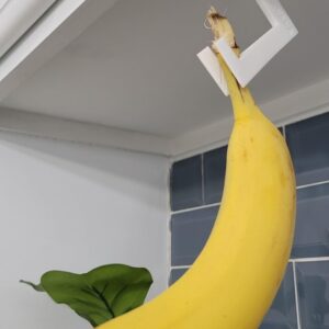 Holds The Last Banana! Under Cabinet/Shelf Banana Hook/Hanger